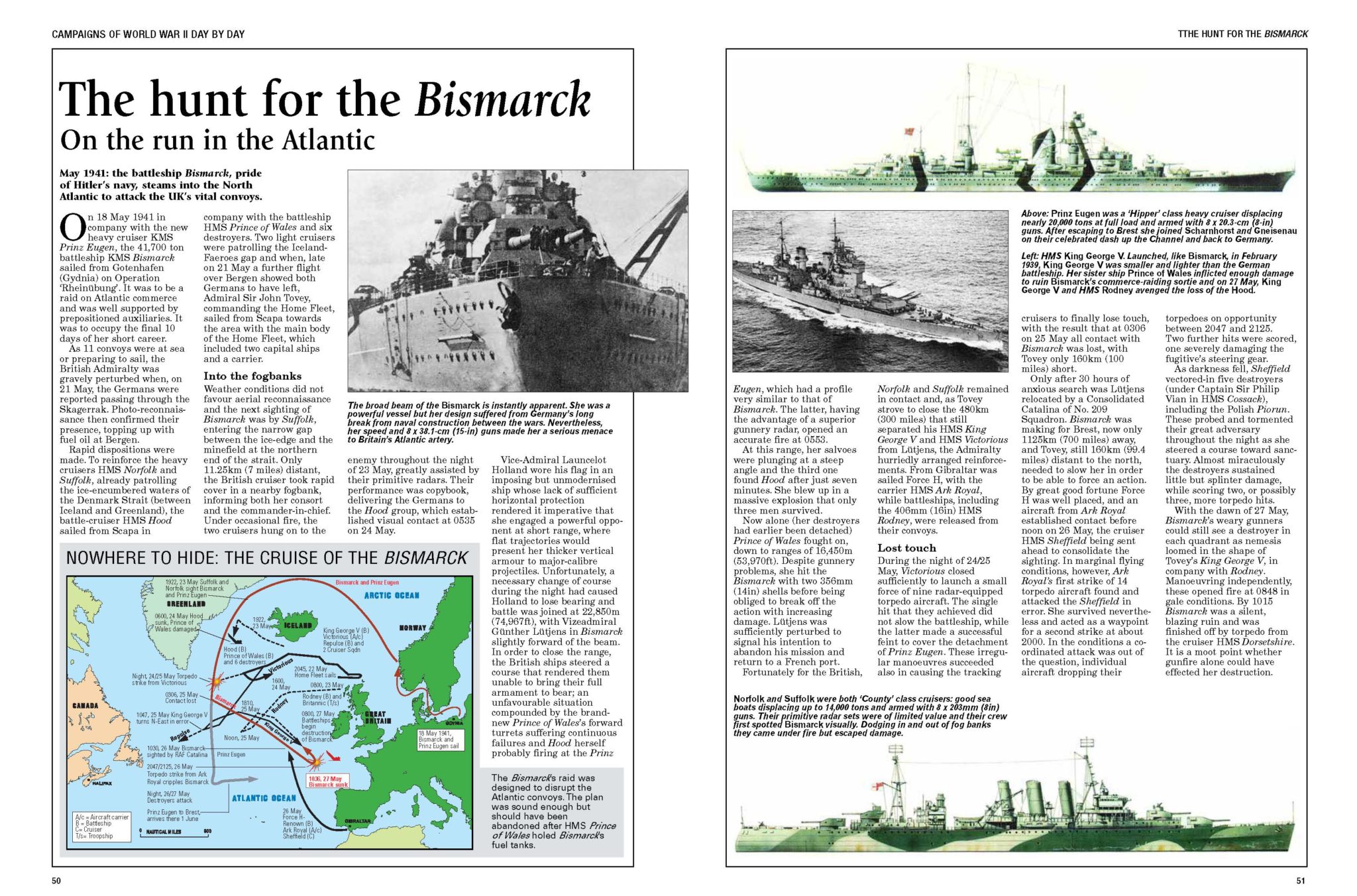 Campaigns of World War II: Day by Day - Amber Books