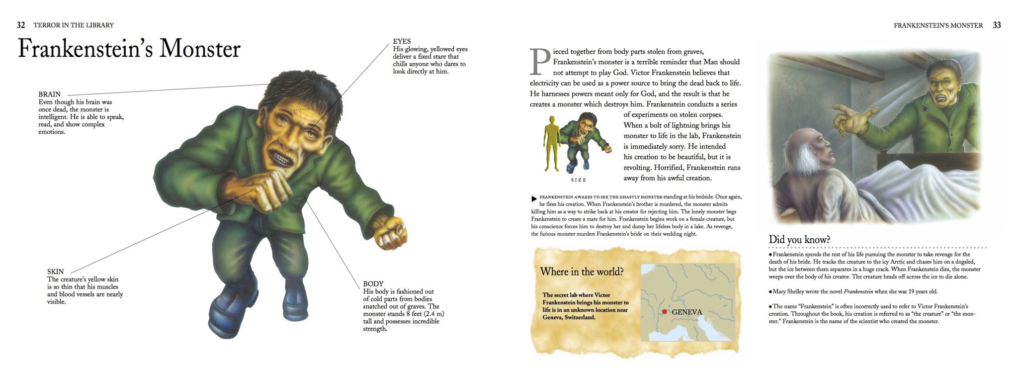 Monsters and Villains of Movies and Literature - Amber Books